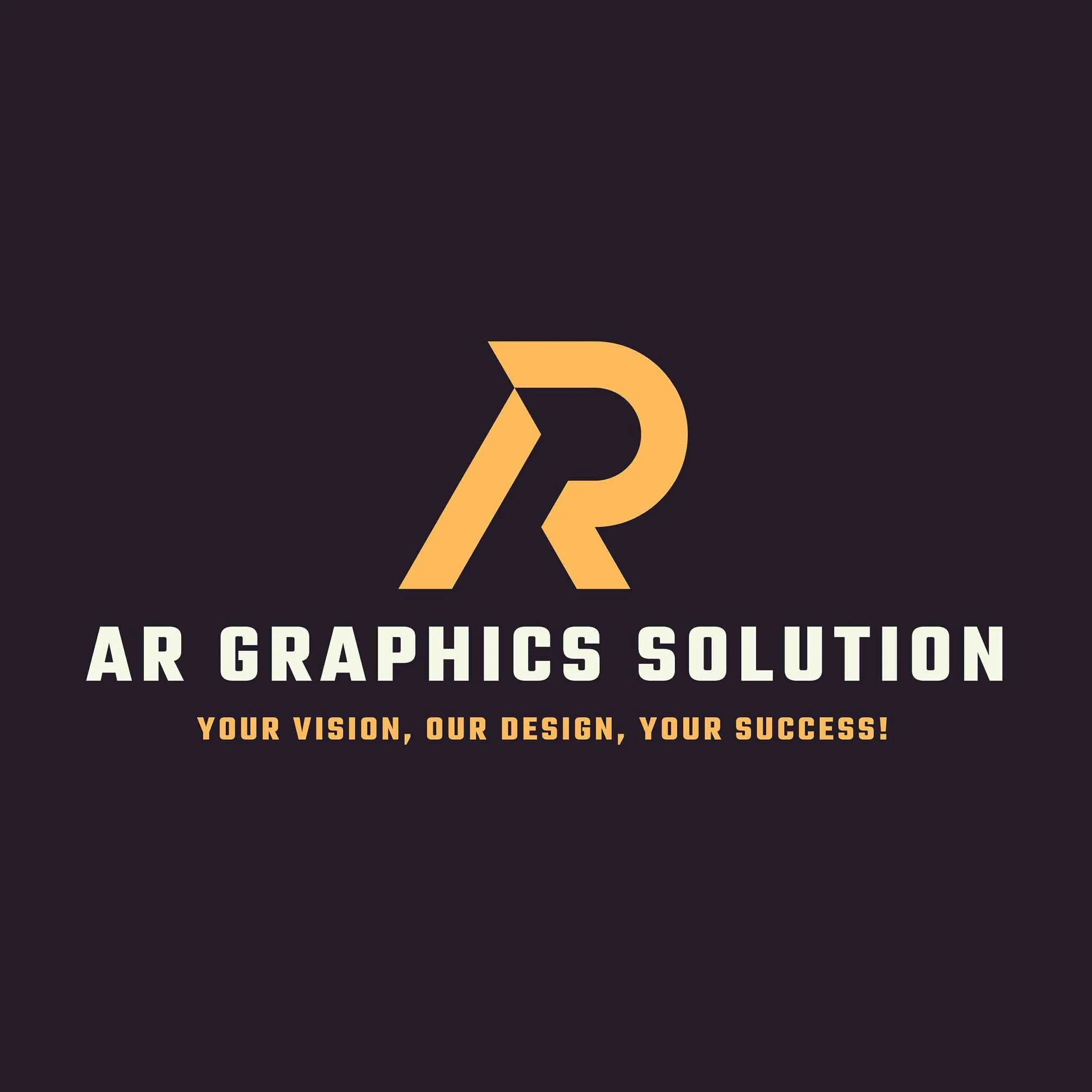 ar graphics design logo